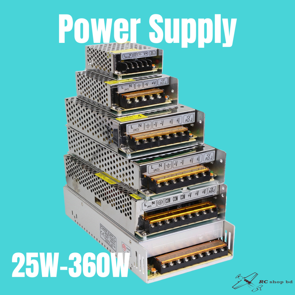 24V 5A/10A/15A/20A 120W/240W/360W/480W AC-DC SMPS Power Supply - RC shop bd