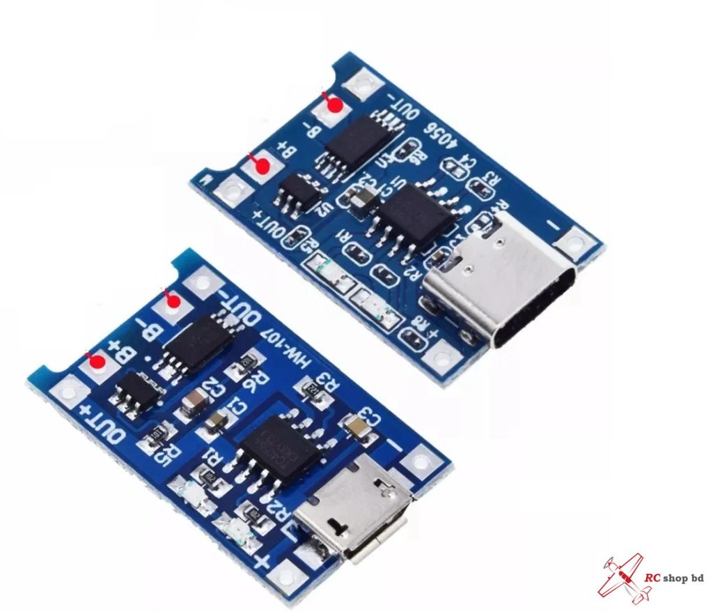 TP4056 1A Li-ion Battery Charging Module - RC shop bd