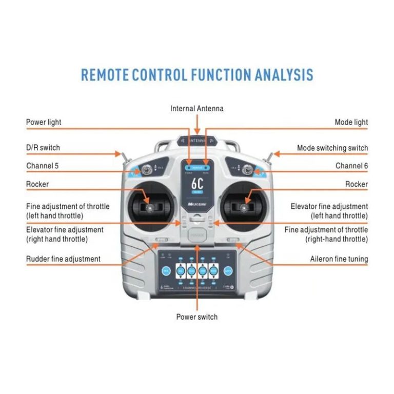MicroZone MC6C Mini RC Transmitter - RC shop bd