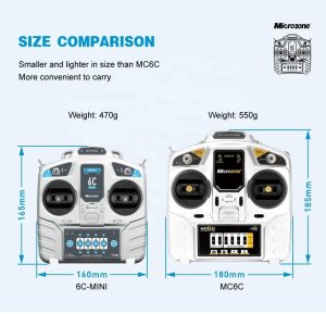 MicroZone MC6C Mini RC Transmitter - RC shop bd