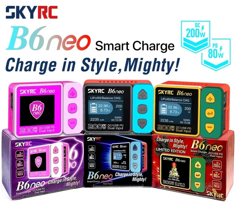 SkyRC B6 neo LiPo Battery Balance Charger DC 200W PD 80W - RC shop bd